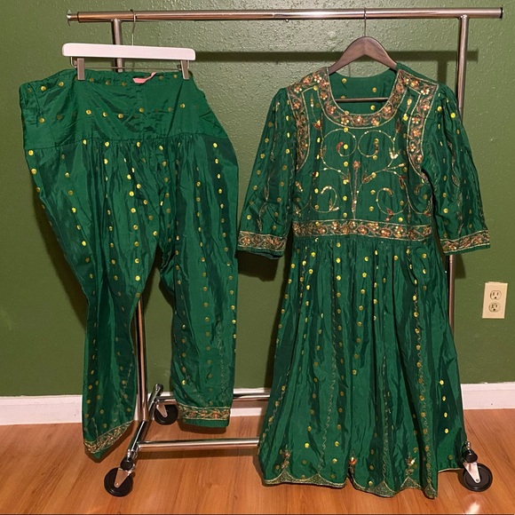 Salwars | Green Churidar Set | Poshmark
